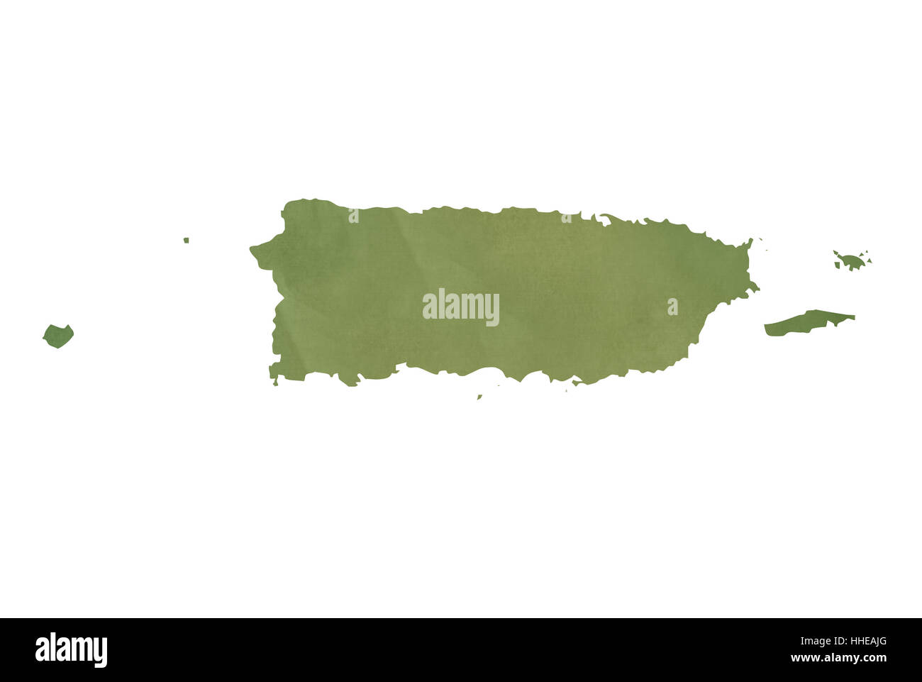 Mapa de puerto rico Banque d'images détourées - Alamy