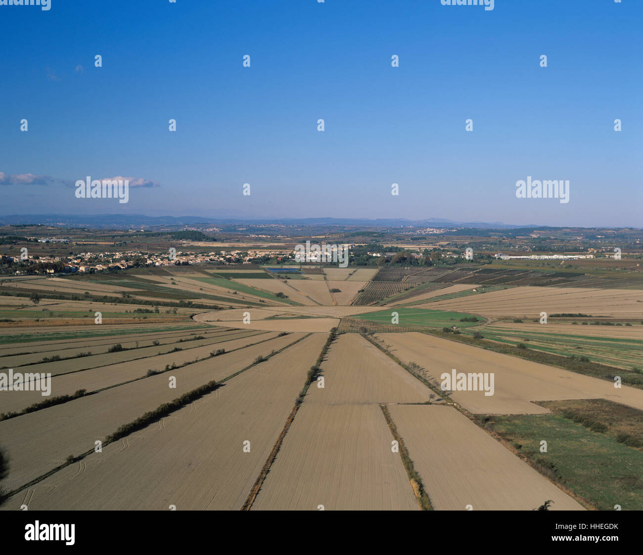 Le lac de Montady qui est devenu sec en 1247, la France Photo Stock - Alamy