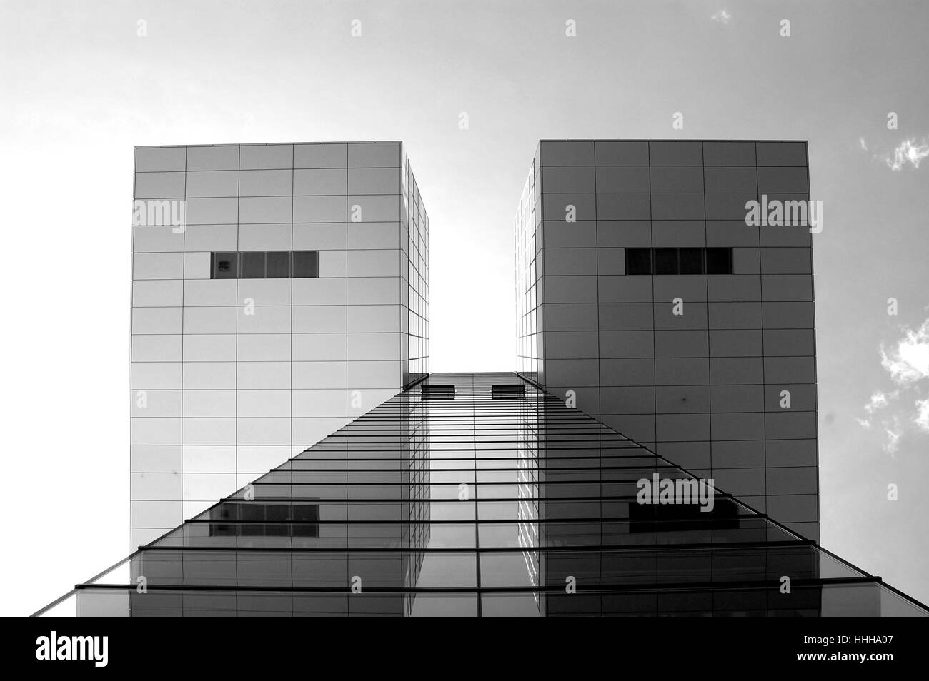 Cologne, le clonage, la symétrie, l'acier, vue de dessous, glassy ...