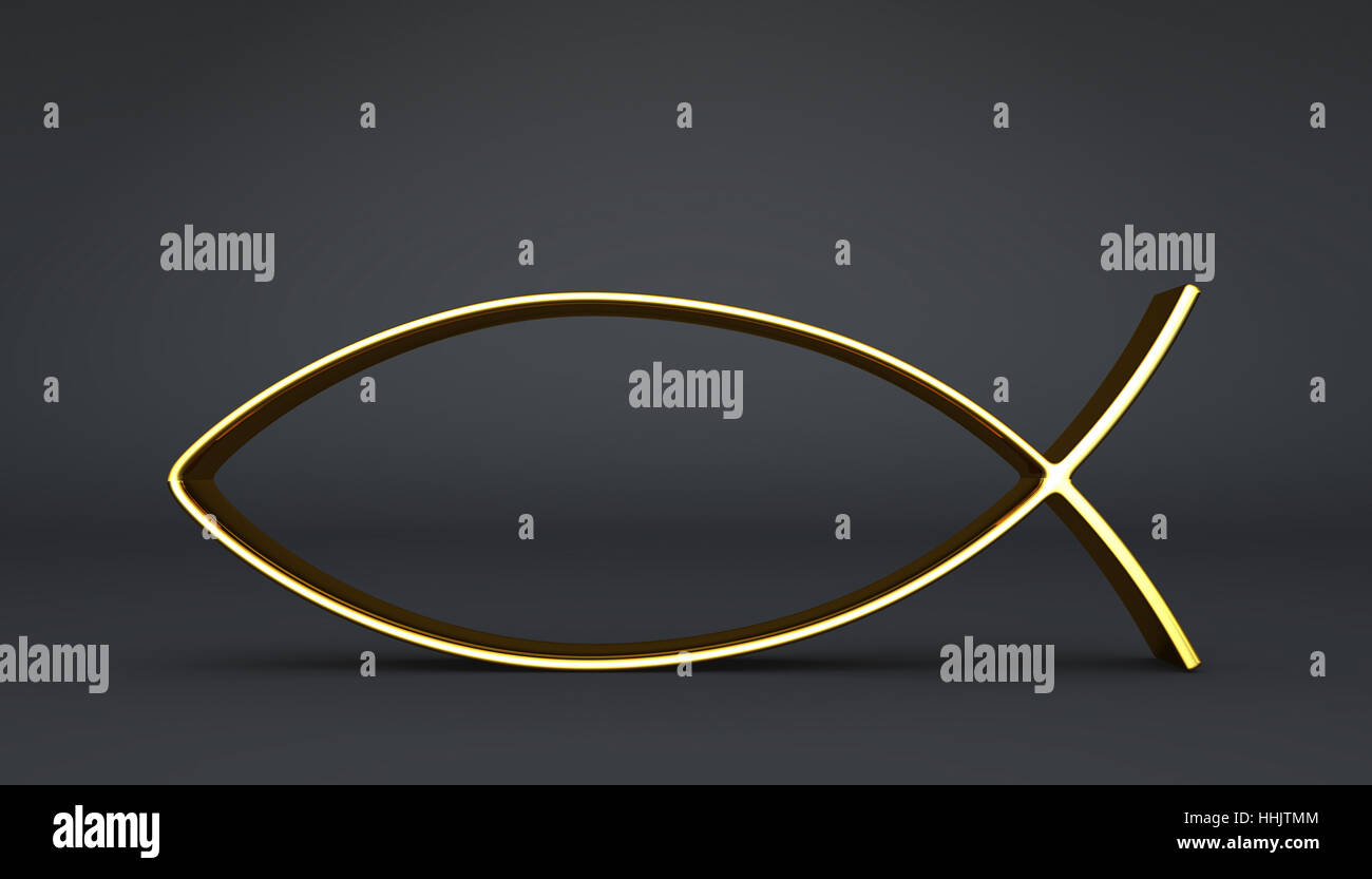 Signe, signal, religion, poisson, poissons, pictogramme, symbole ...