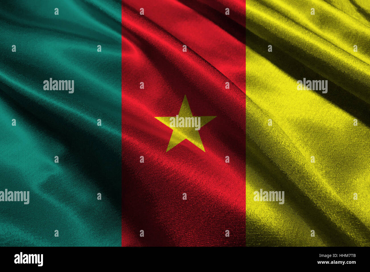 Cameroun Cameroun ,drapeau drapeau national symbole 3D illustration ...