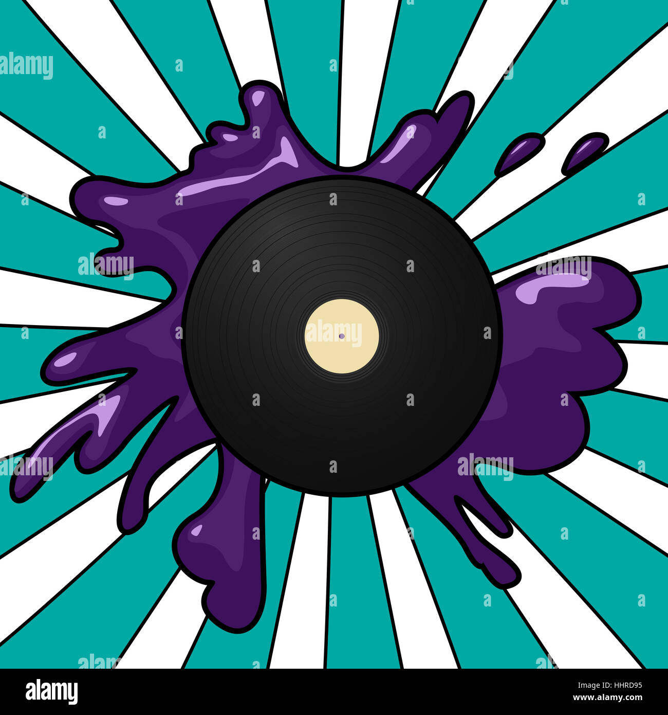 Son, vintage, vinyle, tune, pictogramme, symbole, pictogramme, symbole ...