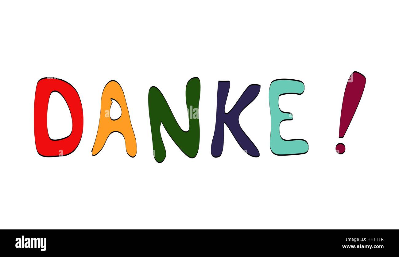 Carte de remerciement drôle Banque d'images détourées - Alamy