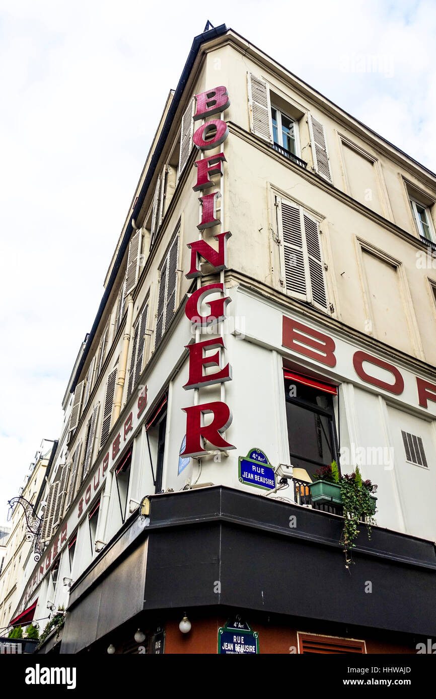 Façade de la Brasserie Bofinger cuisine française traditionnelle et des ...