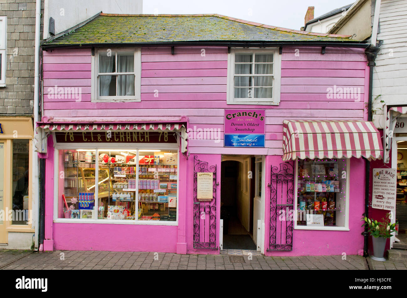 La pâtisserie Cranch, Salcombe,la plus ancienne dans le Devonshire,avec ...