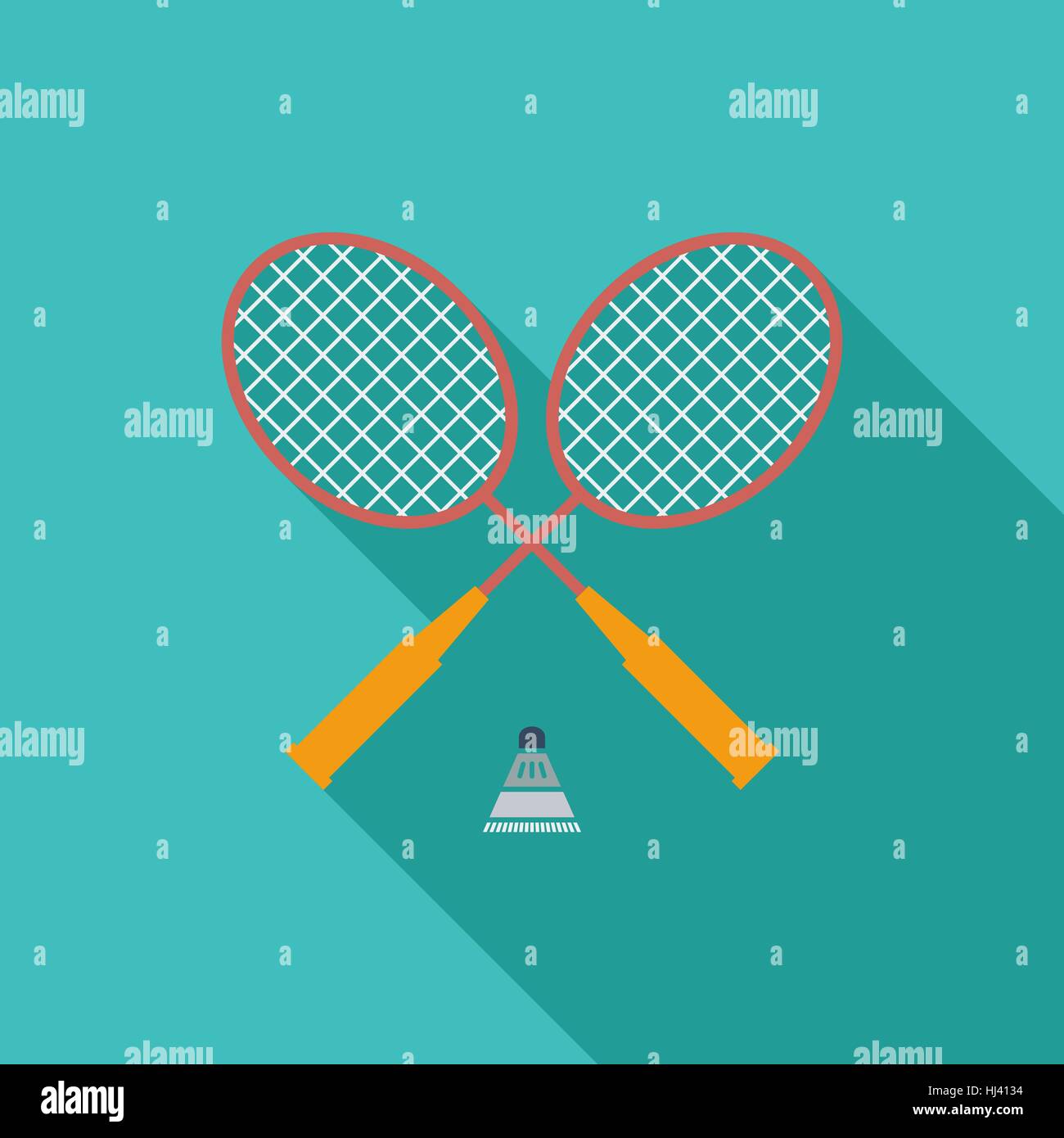 Badminton pictogram Banque de photographies et d’images à haute ...