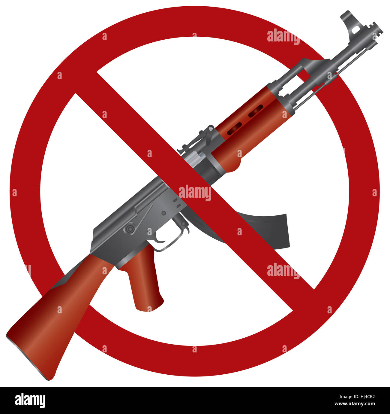 Nouveau, USA, droit, carabine, pistolet, arme, bras, d'armes à feu, d ...
