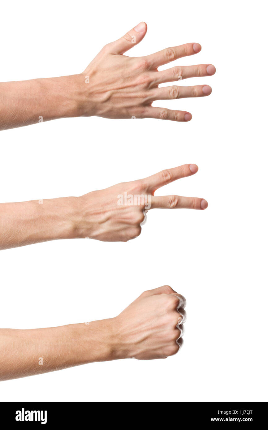 Signe, signal, le geste, la main, l'homme, être humain, gesticulant ...