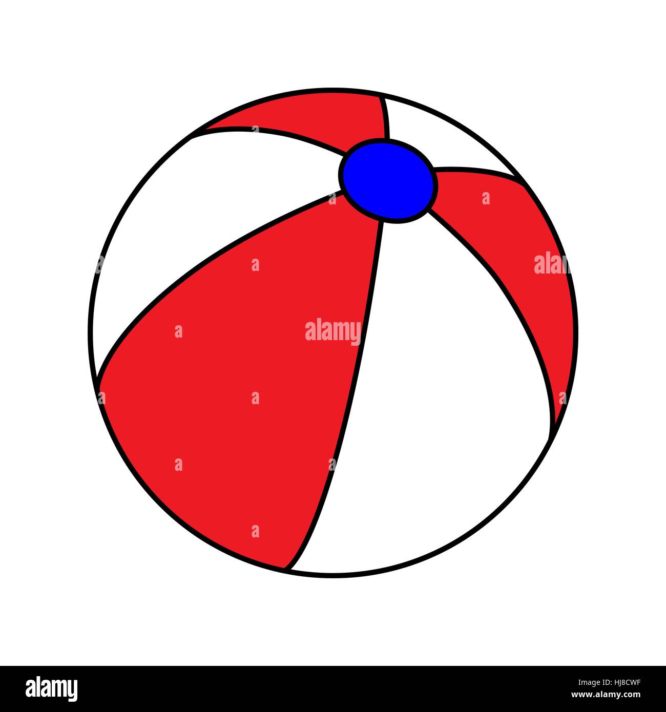 Plage rouge Banque d'images vectorielles - Alamy