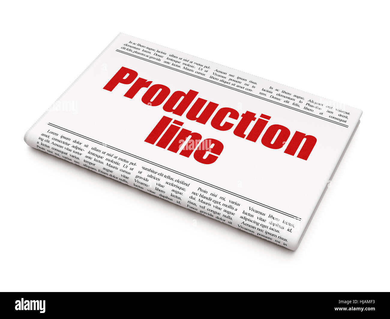 Production de papier journal Banque de photographies et d’images à ...