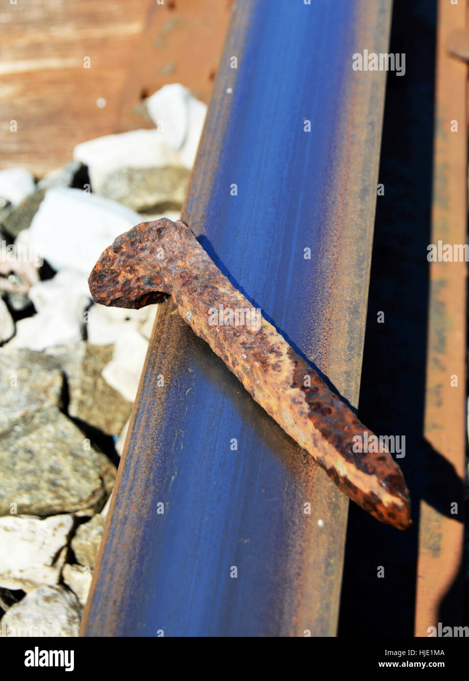 Rail de fer Banque de photographies et d’images à haute résolution - Alamy