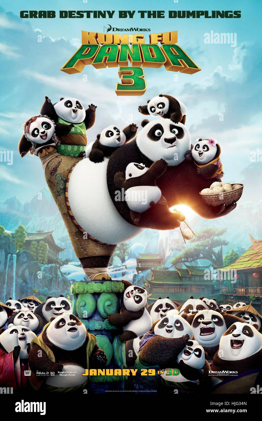 Kung fu panda movie poster Banque de photographies et d’images à haute ...
