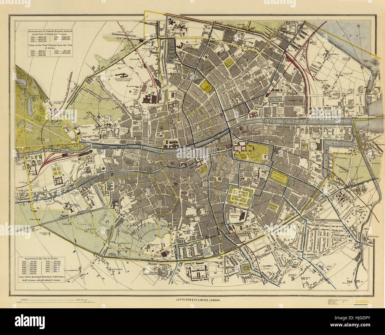 Mappa di dublino Banque de photographies et d’images à haute résolution ...