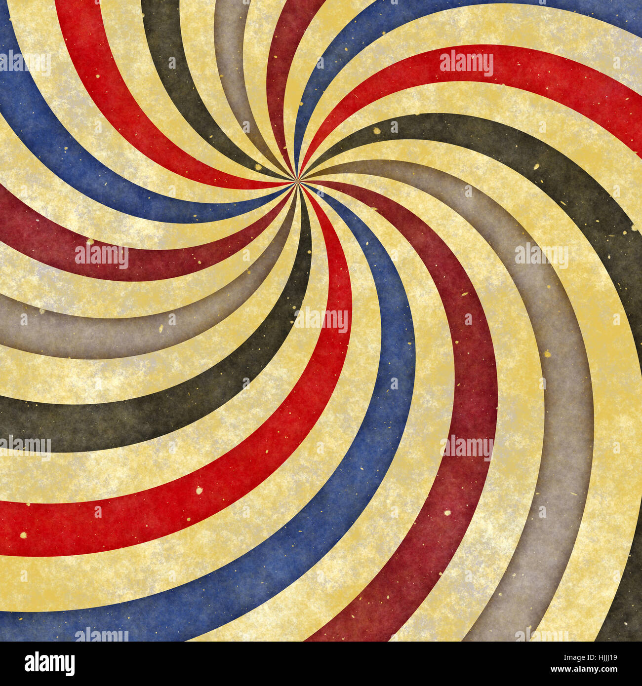 La couleur, l'irradier, spirale, magie, cirque, retro, rayons, vieux ...