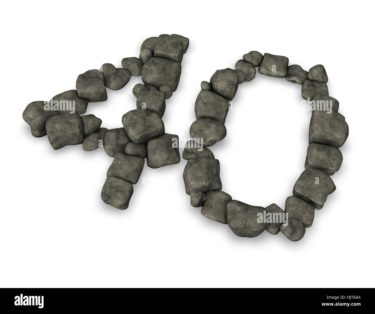 Signe, signal, quarante, nombre, bain, pictogramme, symbole ...