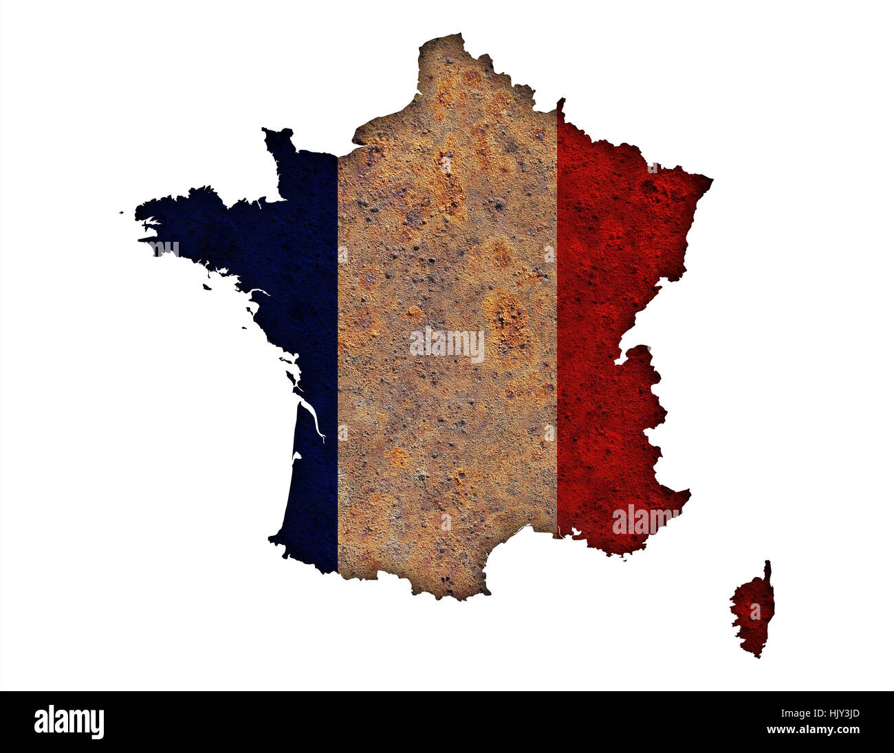 Carte de France texturé Photo Stock - Alamy