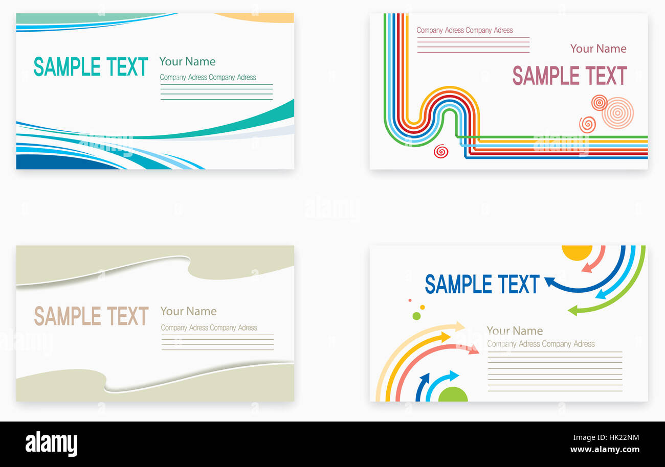 Carte de signature Banque d'images détourées - Alamy