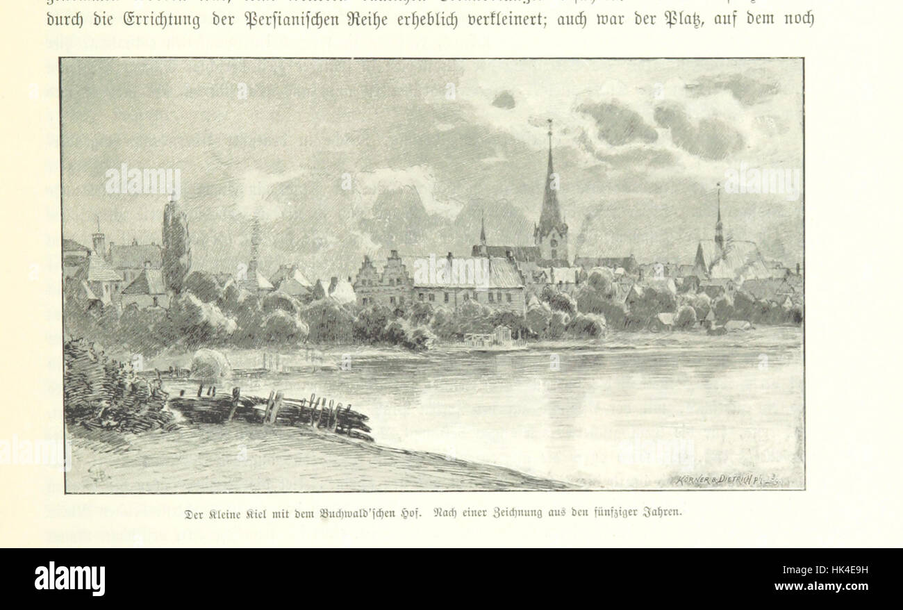 Image tirée de 'Alt-Kiel in Wort und Bild', montrant des illustrations ...