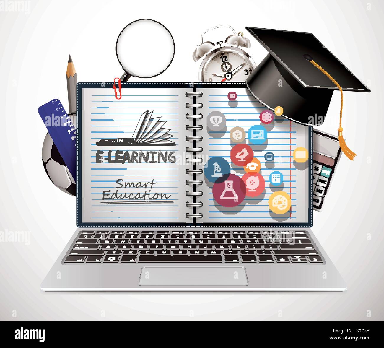 Il Communication - e-learning - concept réseau internet comme concept ...