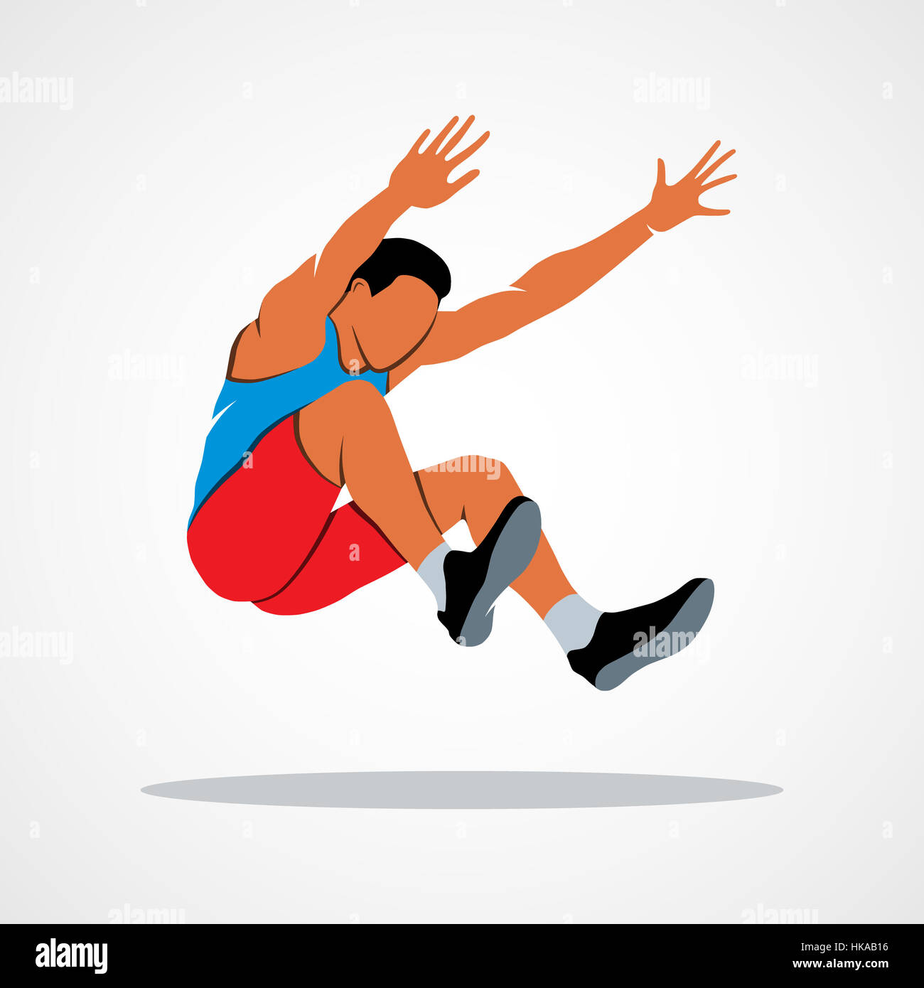 Logo sauts athlétisme Banque de photographies et d’images à haute ...