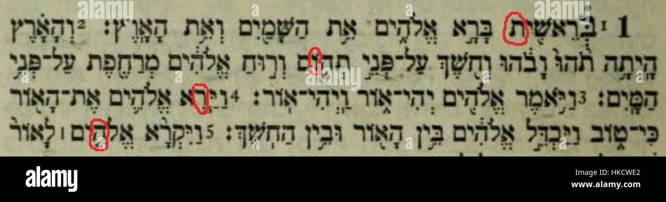 Genèse 1 1 bible Banque de photographies et d’images à haute résolution ...