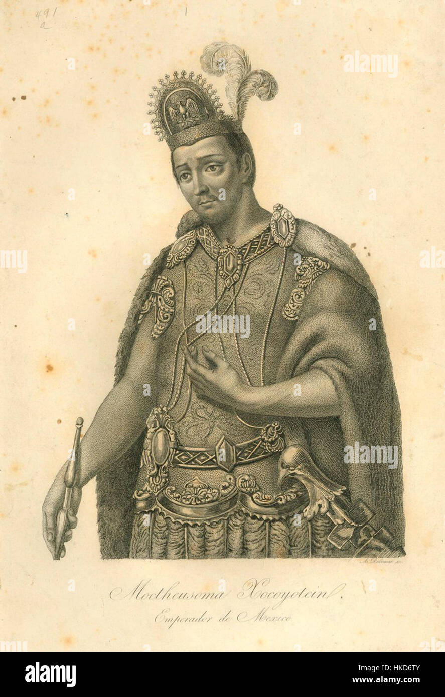 Moctezuma dessin Banque de photographies et d’images à haute résolution ...