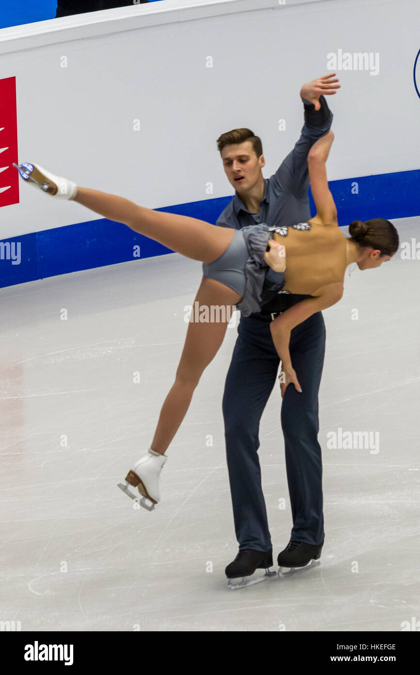 Patinage artistique natalia zabiiako Banque de photographies et d ...