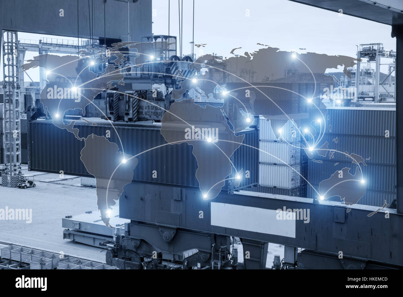 Freight forwarding logistics it Banque de photographies et d’images à ...