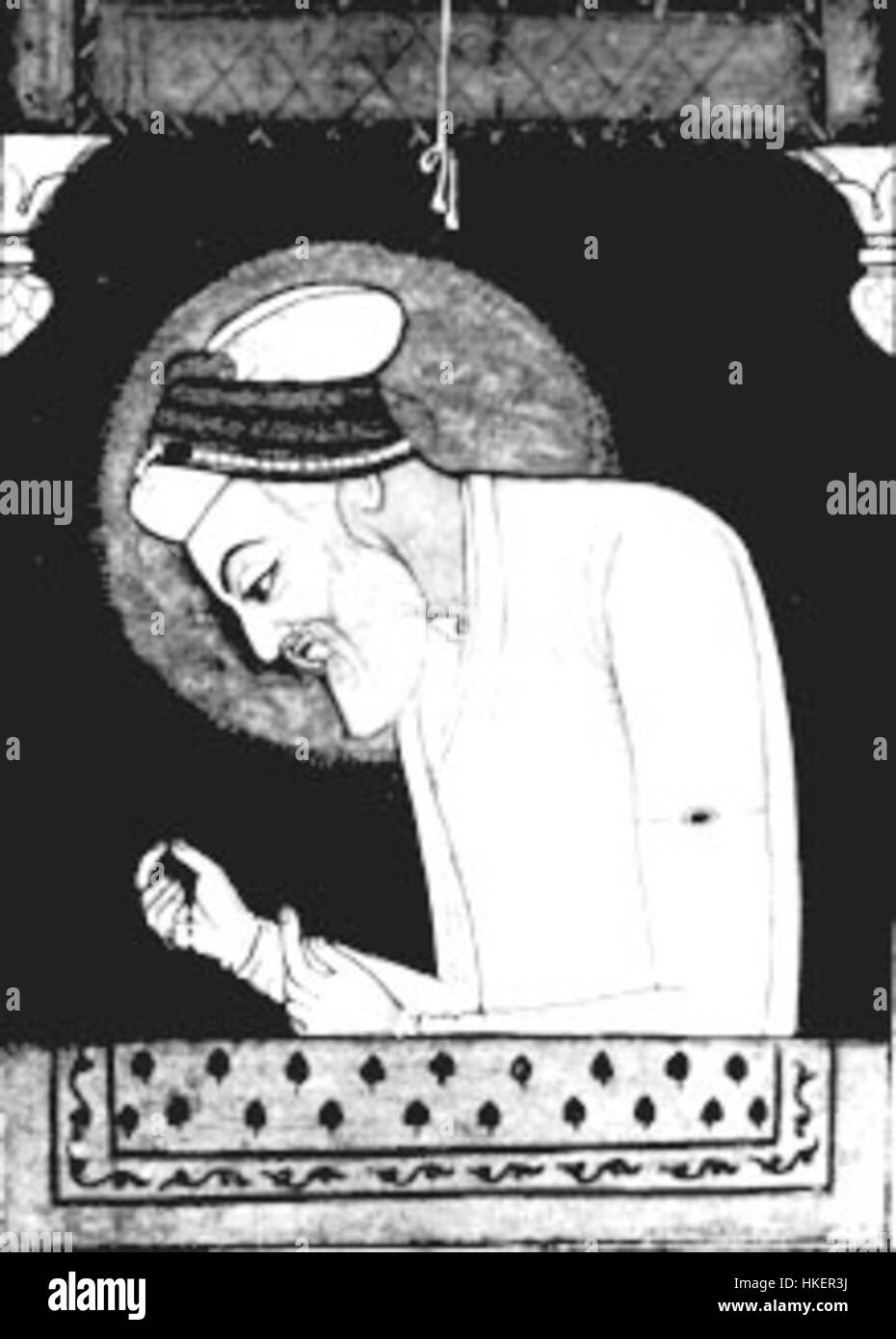 Mughal miniature painting islamic art Banque de photographies et d ...