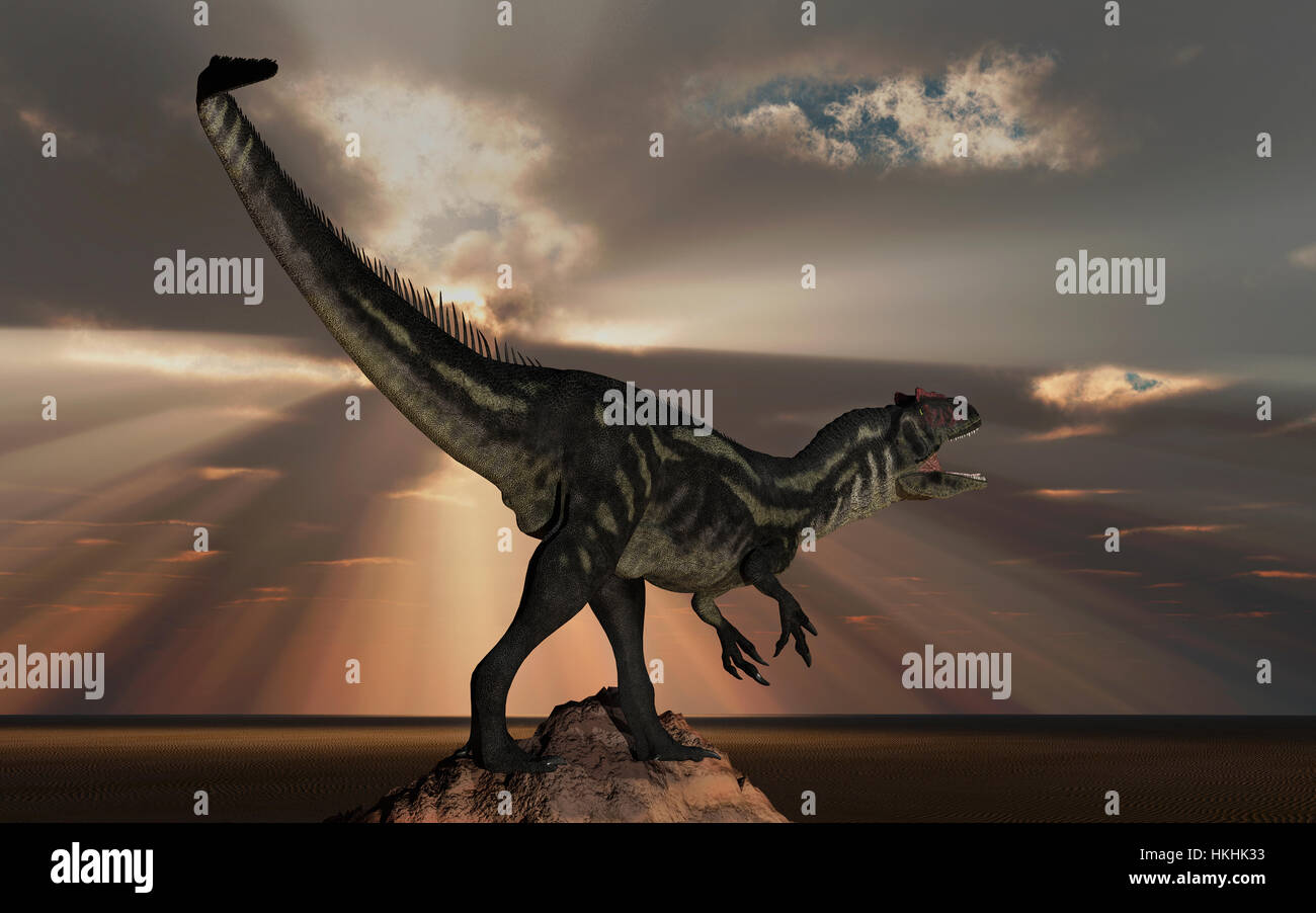 Dinosaure allosaurus Banque de photographies et d’images à haute résolution - Alamy