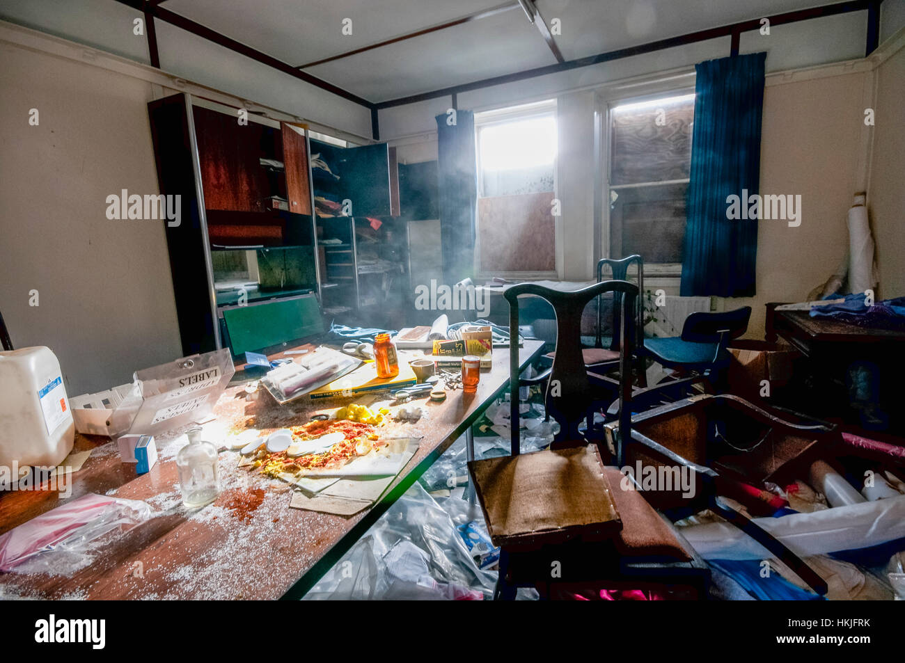 Chambre très sale dans une maison appartenant à quelqu'un qui des ...