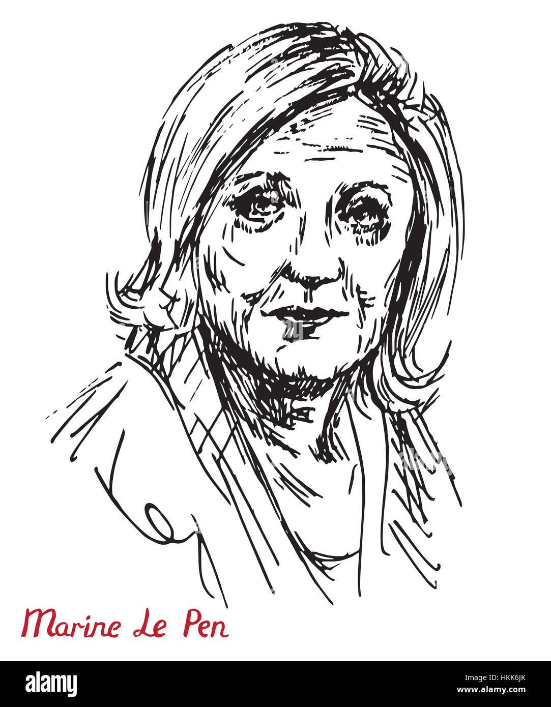 The french politician marine le pen Banque d'images détourées - Alamy