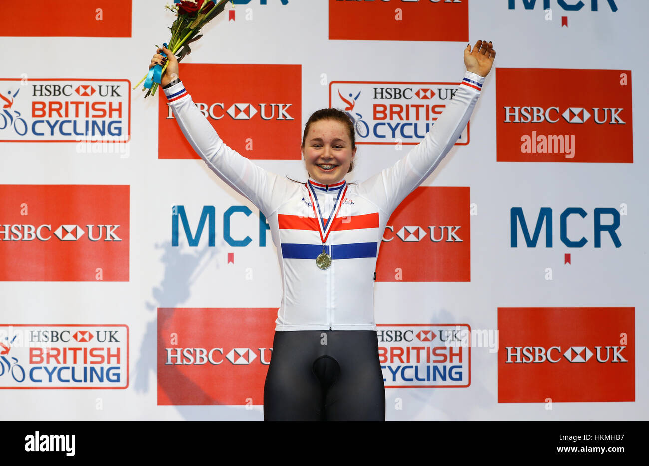 Sophie capewell sur le podium Banque de photographies et d’images à ...