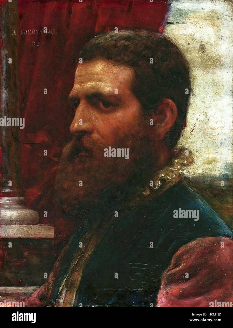 Le buste d'un homme de Gierymski est un portrait sculptural de la fin ...