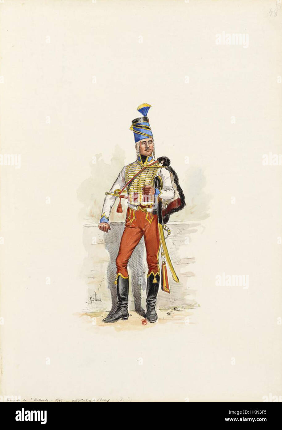5e Hussards Banque d'image et photos - Alamy