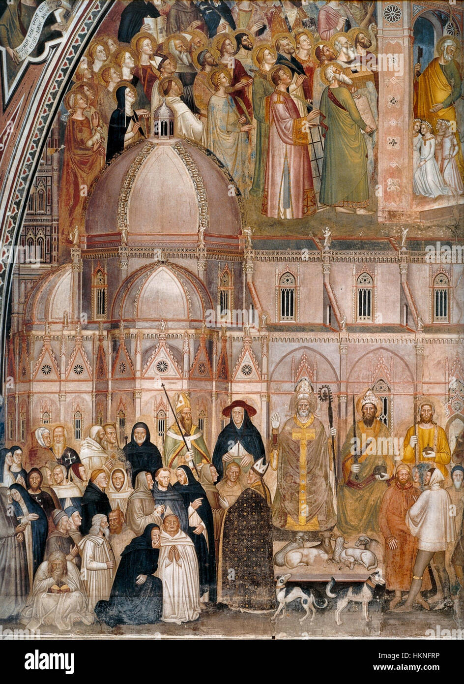 Andrea di bonaiuto. santa maria novella Banque de photographies et d ...