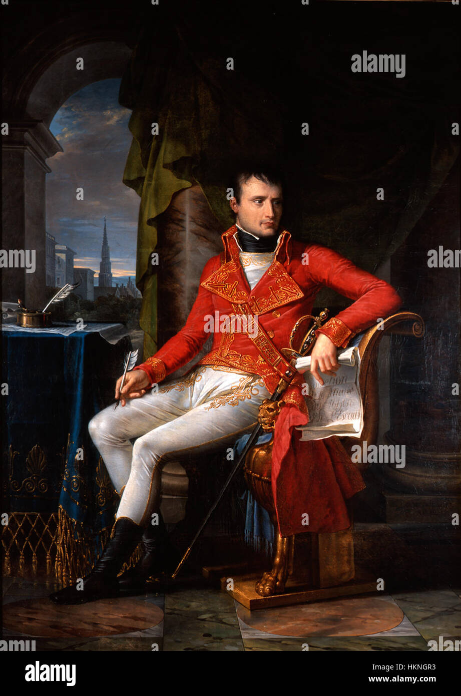 Le tableau 'Meynier Bonaparte premier Consul' représente Napoléon ...