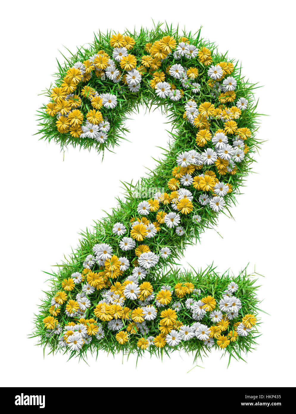 Chiffre 2 fleurs Banque de photographies et d’images à haute résolution ...