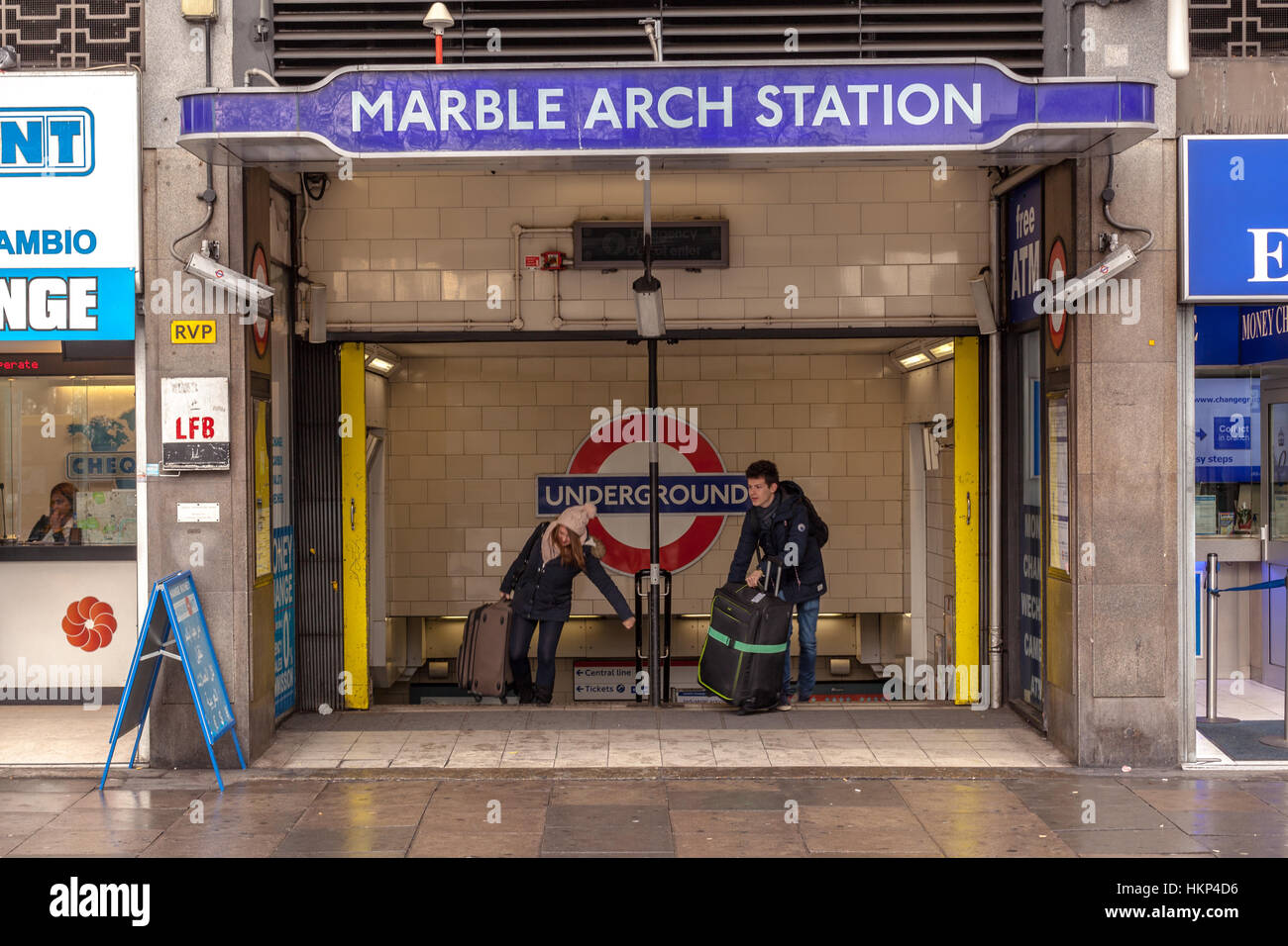 Marble arch station Banque de photographies et d’images à haute ...