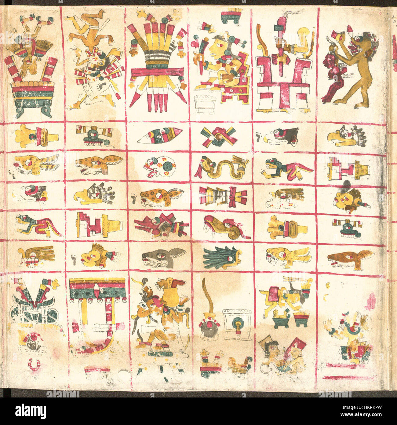 Codex borgia Banque de photographies et d’images à haute résolution - Alamy