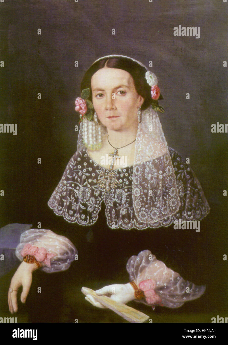 Le portrait d’Eufrosina Lecca par Constantin Lecca capture le style ...