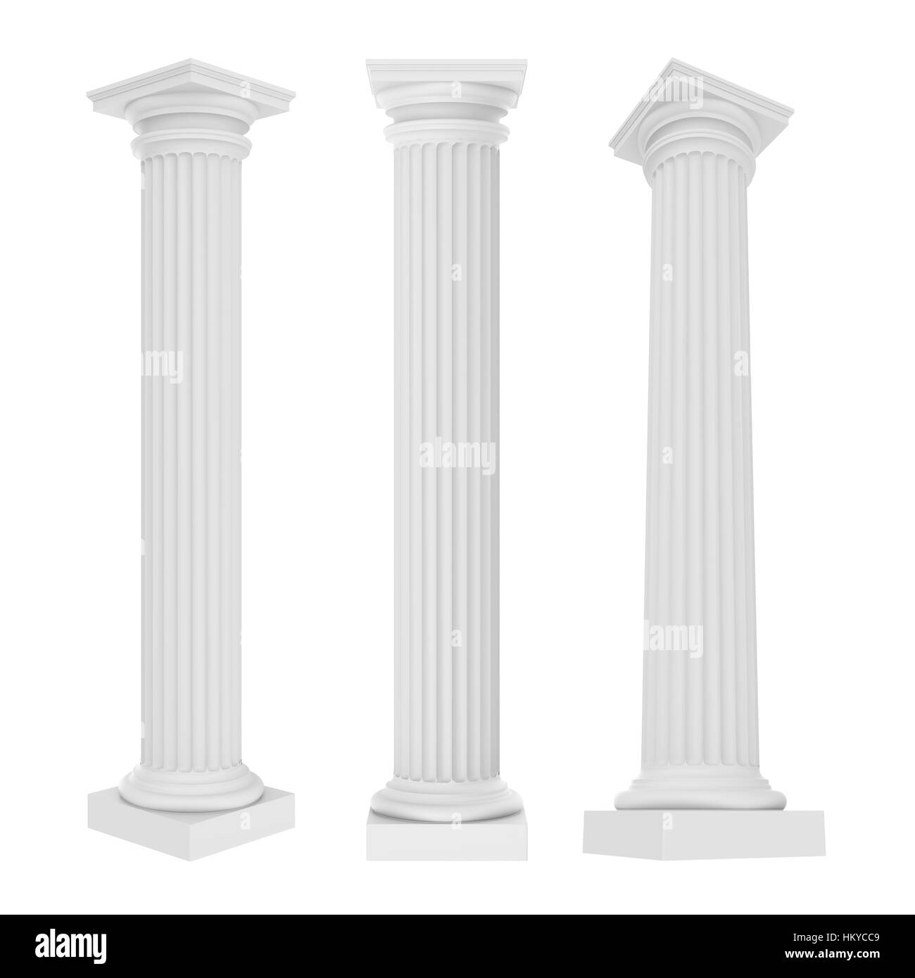 Colonnes grecques en marbre Banque d'images noir et blanc - Alamy