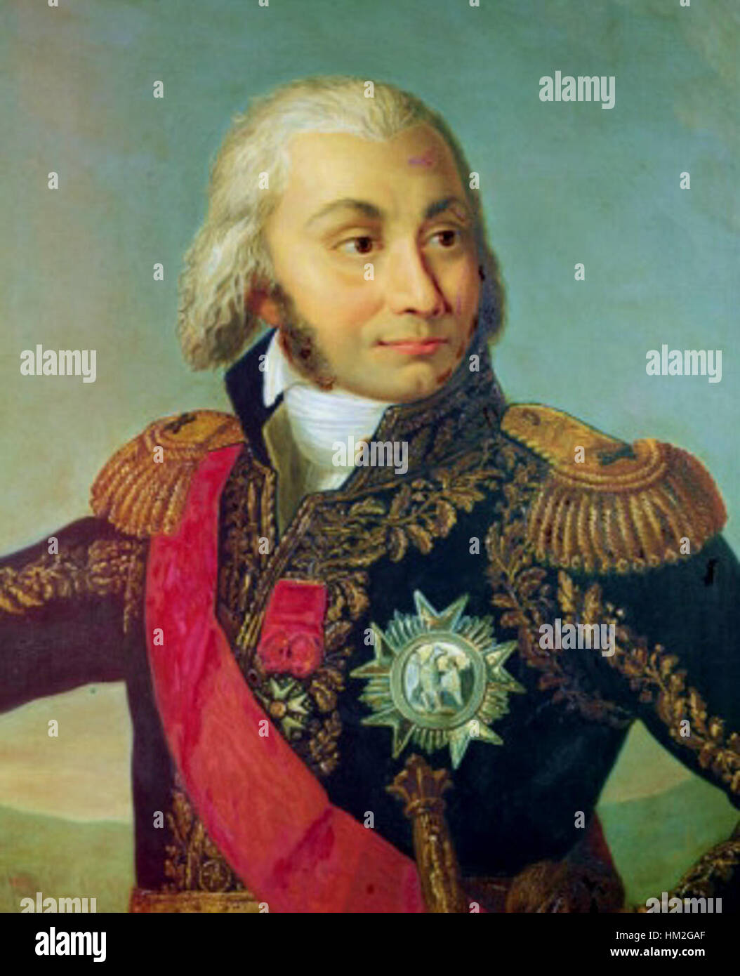 Ce portrait de Jean-Victor Moreau, général français pendant les guerres ...