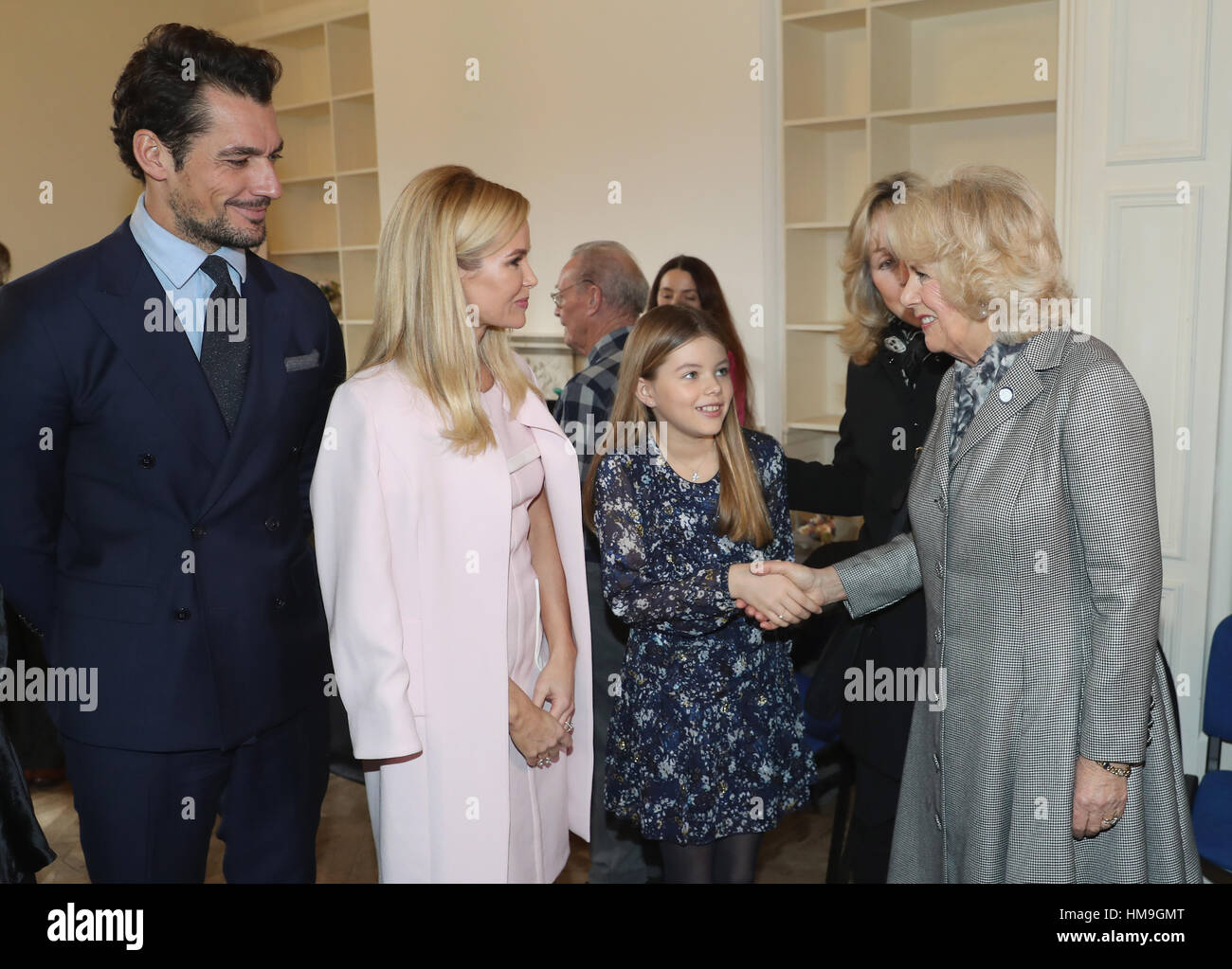 Avec amanda holden et sa fille alexa hughes Banque de photographies et ...
