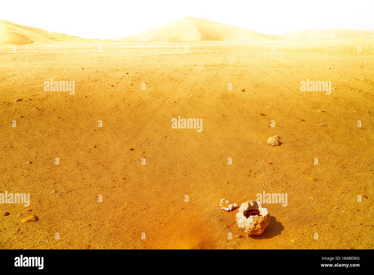 Le quart vide et d'une dune de sable en Oman vieux désert rub al Khali ...