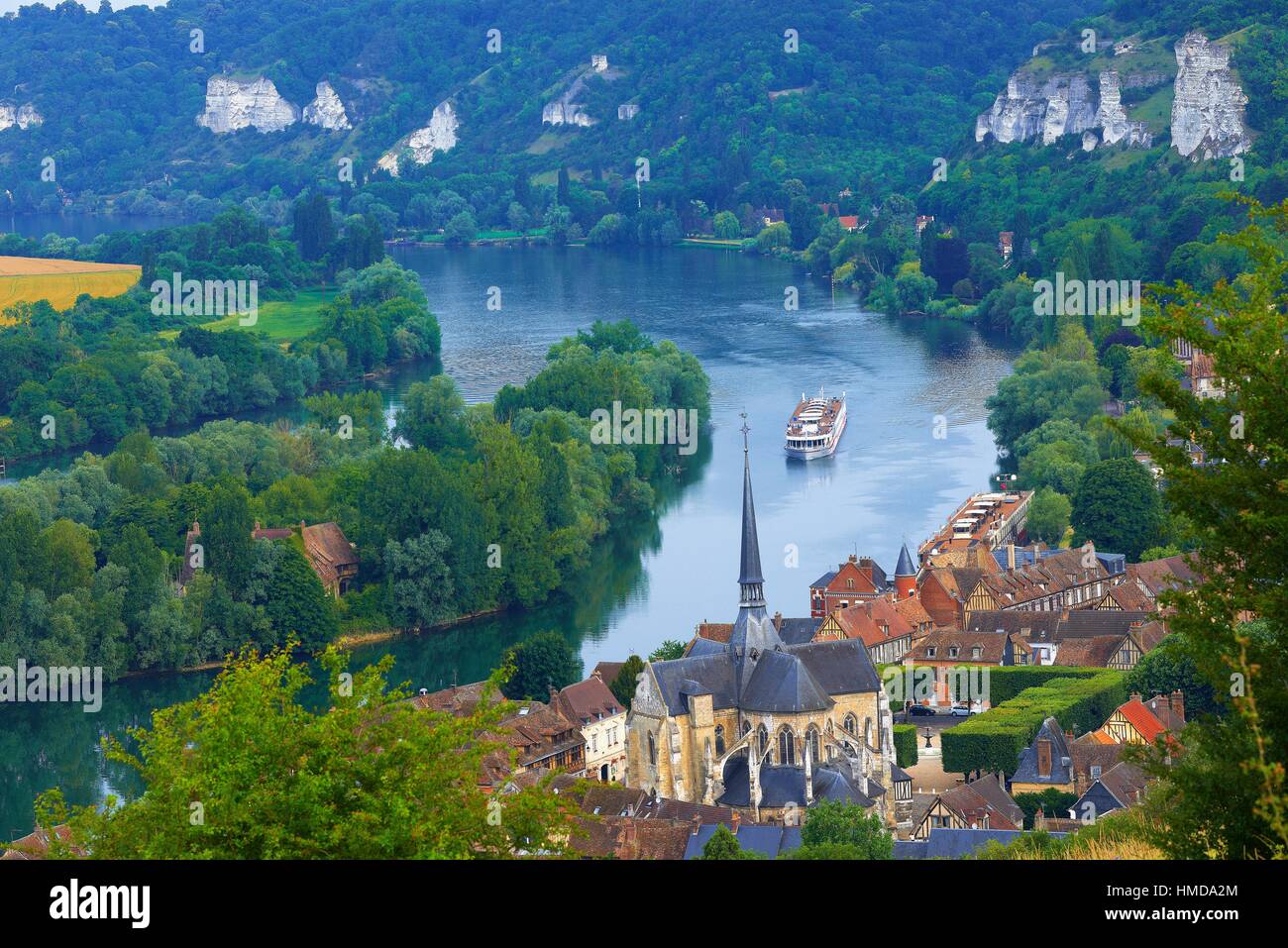 Méandre, seine, rivière Banque de photographies et d’images à haute ...
