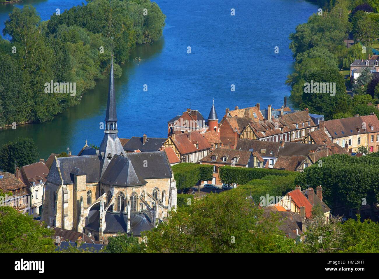Méandre, seine, rivière Banque de photographies et d’images à haute ...