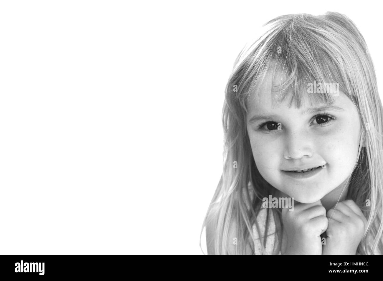 Superbe Blonde Banque Dimages Noir Et Blanc Alamy