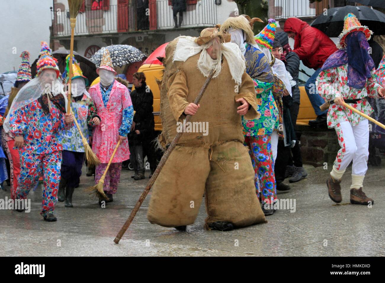 Carnaval de Lantz traditionnels (Navarre) et ses anciens caractères ...