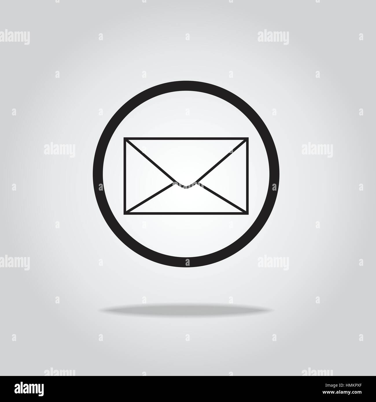 Mail icon vector vectors Banque de photographies et d’images à haute ...